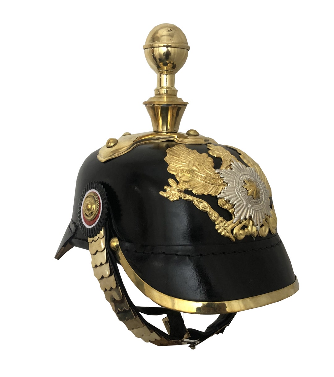 Prussian PICKELHAUBE Helmet, Imperial German Military Officer Ball ...