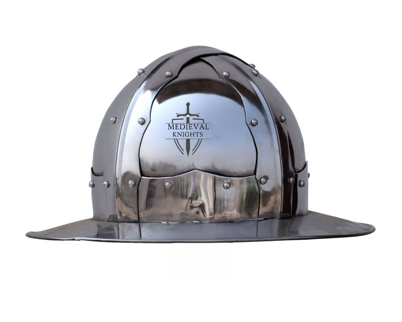 Kettle Helm Armor Material: Mild Steel Handmade Medieval Kettle Hat ...