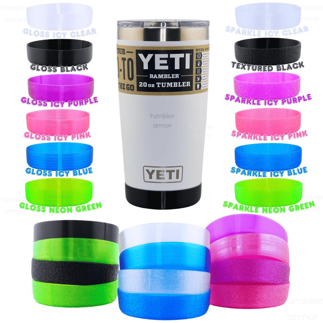 Tumbler Armor Sparkle, Textured & Glossy Boots for YETI RAMBLER 20 30 ...