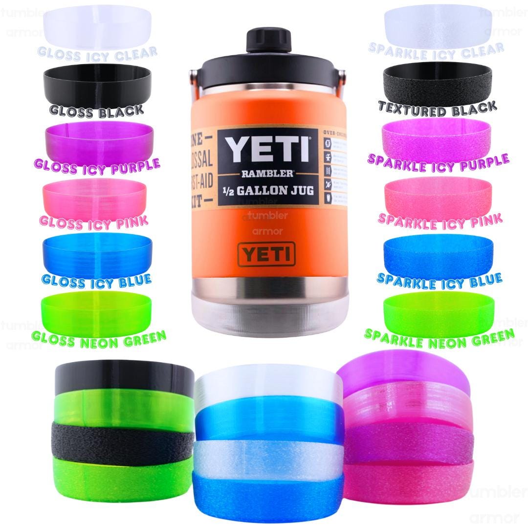 Tumbler Armor Sparkle, Textured & Glossy Boots for Yeti Rambler 1/2 ...