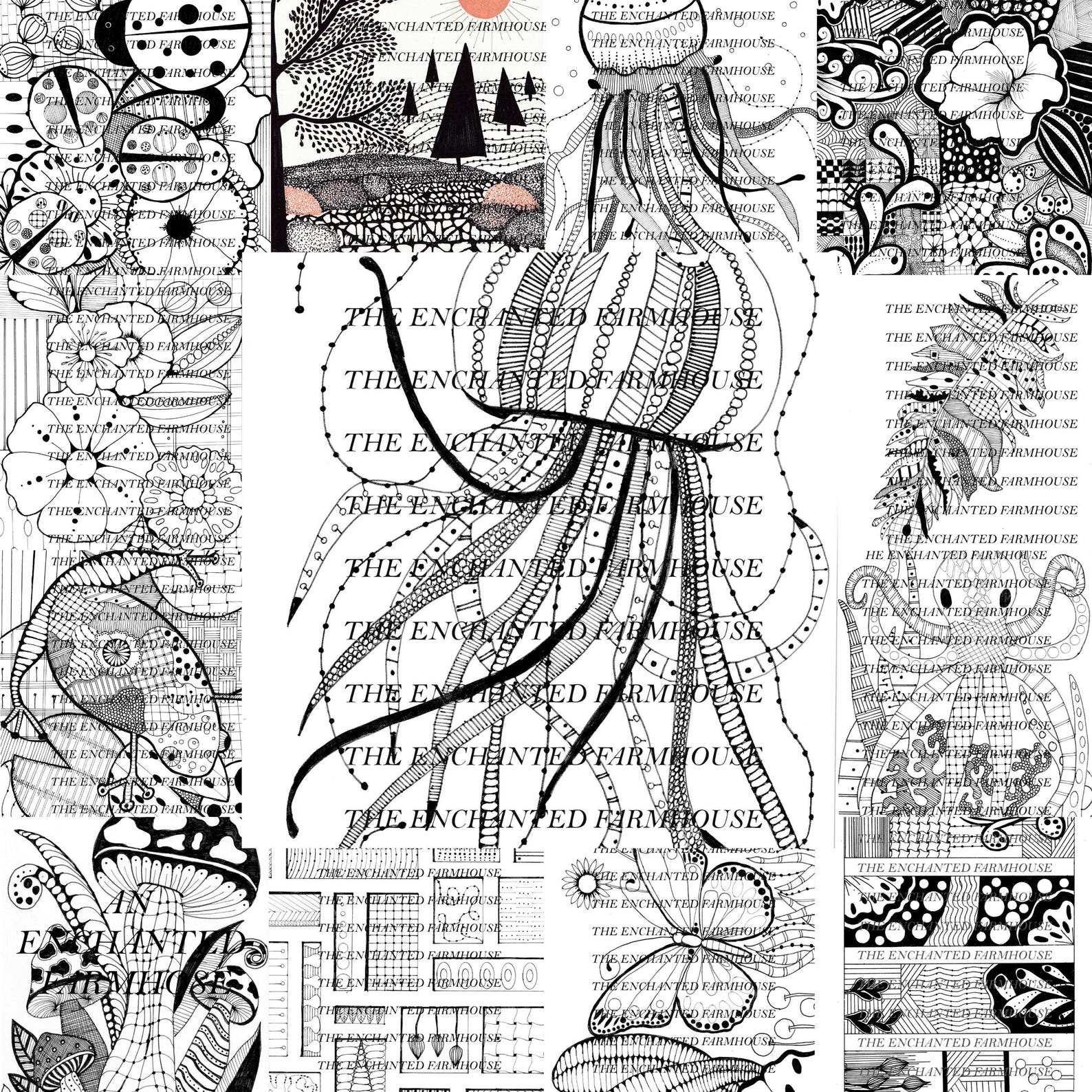 Zentangle Hand Drawn Ladybug - Etsy