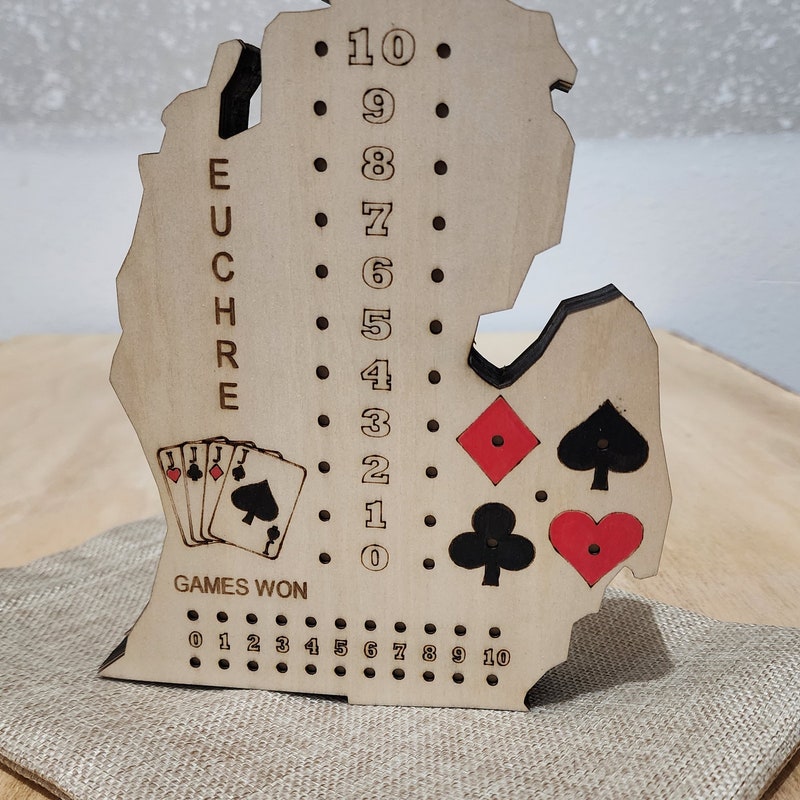 Engraved Euchre Board - Etsy