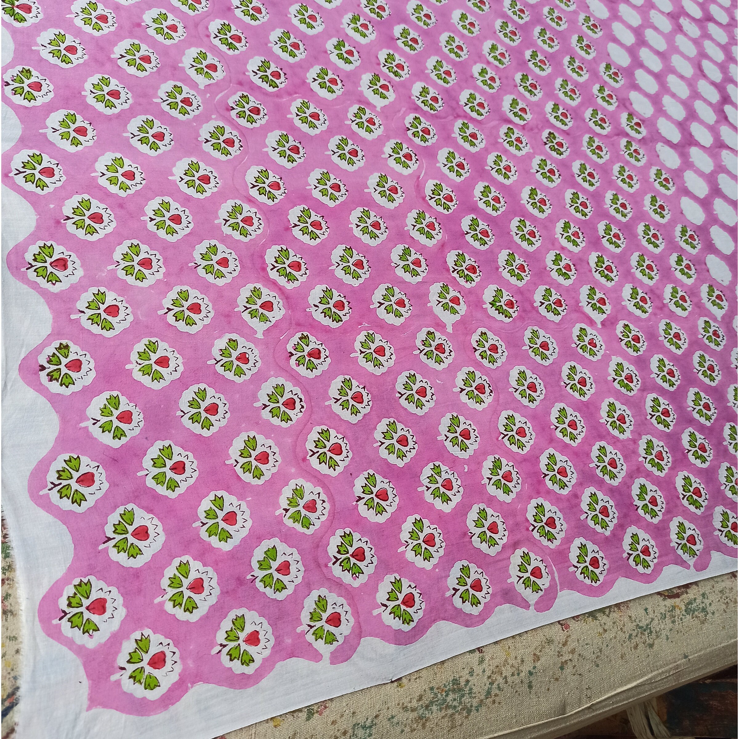 New Era Creation Beautiful Hand Block Printed Fabric, Cotton Fabric ...