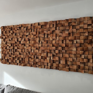 Wood Wall Art, Wood Wall Panel Art, Wood Wall Decor, Sound Diffuser ...