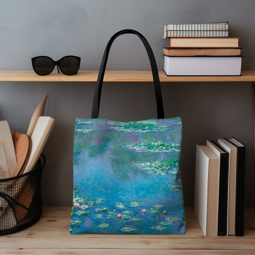 Water Lilies Claude Monet Art Print Tote Bag Claude Monet Tote Bag ...