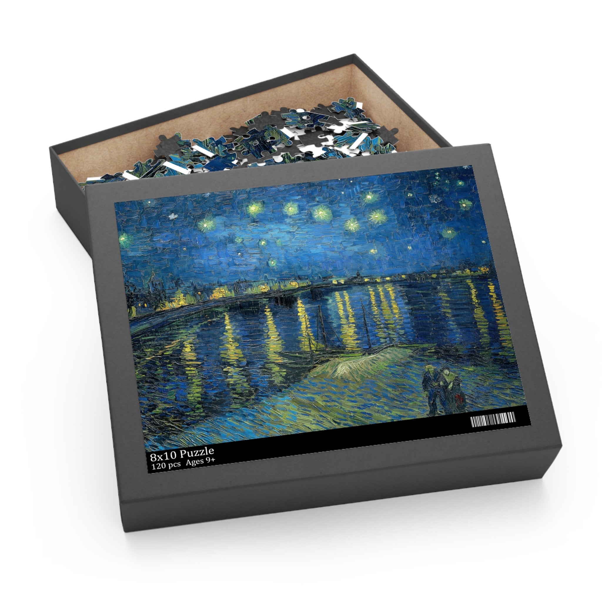 Van Gogh Puzzle 120, 252, 500 Piece Starry Night Van Gogh Printed ...