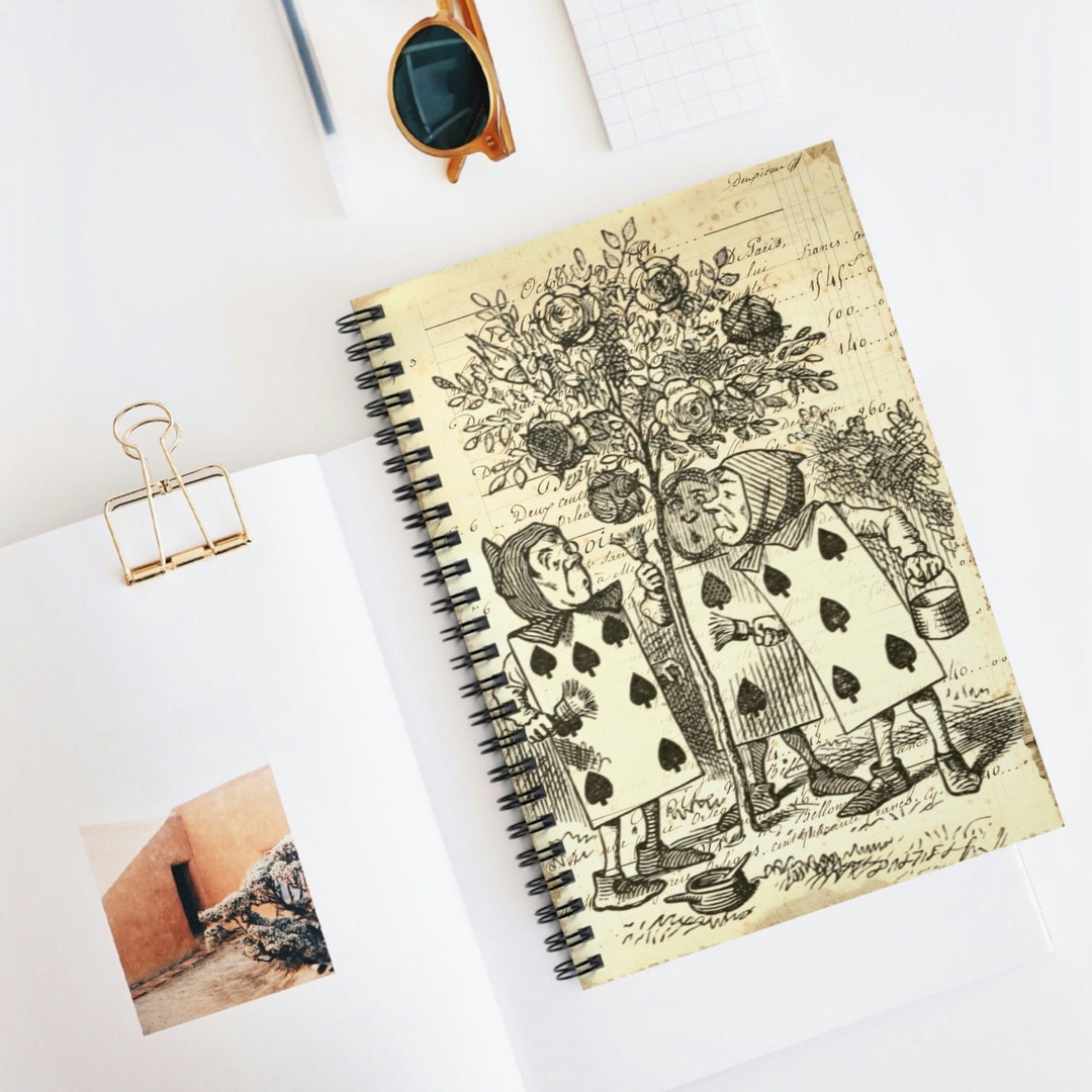 Vintage Alice in Wonderland Notebook Lewis Carroll Alice in Wonderland ...