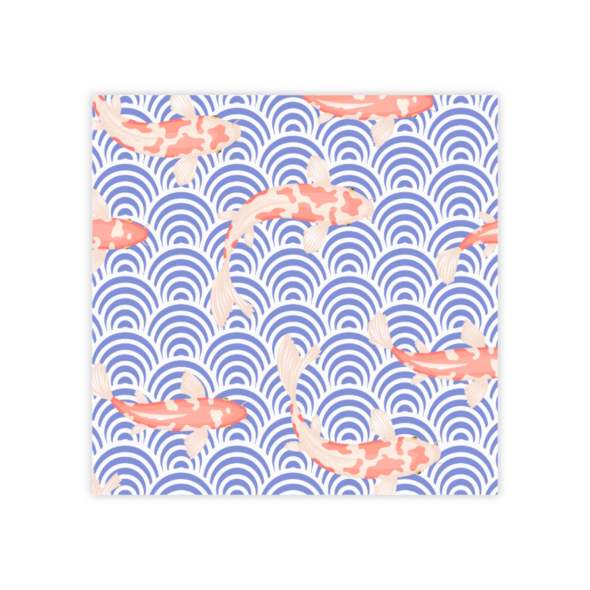 Japanese Koi Post-it® Note Pads Sticky Notes Wave Art Self-stick Notes ...