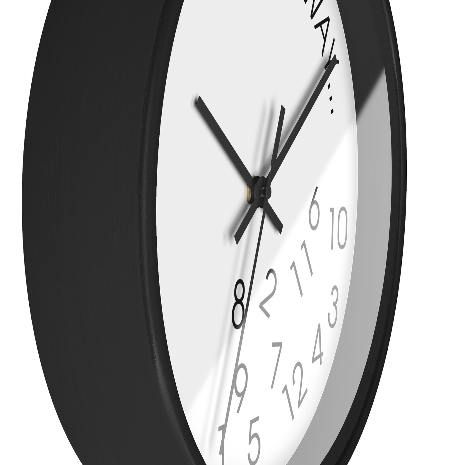 Funny Wall Clock Minimalism Home Decor, Unique Wall Clock, Minimalist ...