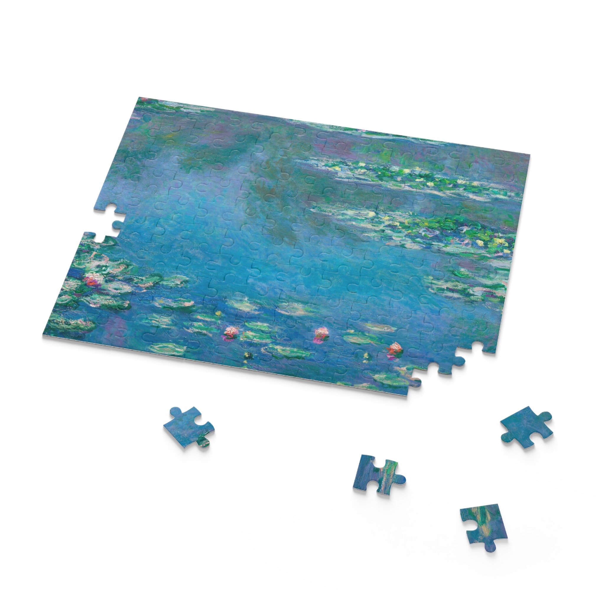 Monet PUZZLE (120, 252, 500 Piece); Monet Water Lillies Art Print ...