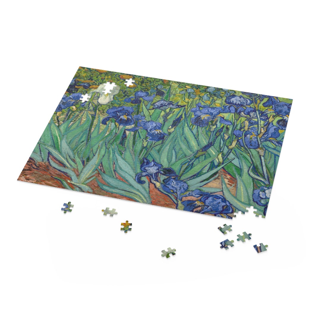 Irises Van Gogh Art Puzzle (120, 252, 500 Piece) Van Gogh Printed ...