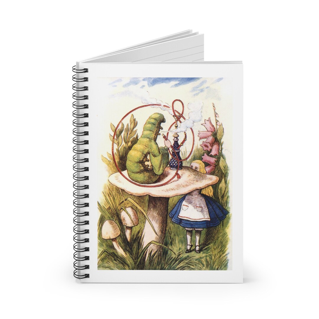 Alice in Wonderland Vintage Aesthetic Notebook Lewis Carroll Classic ...