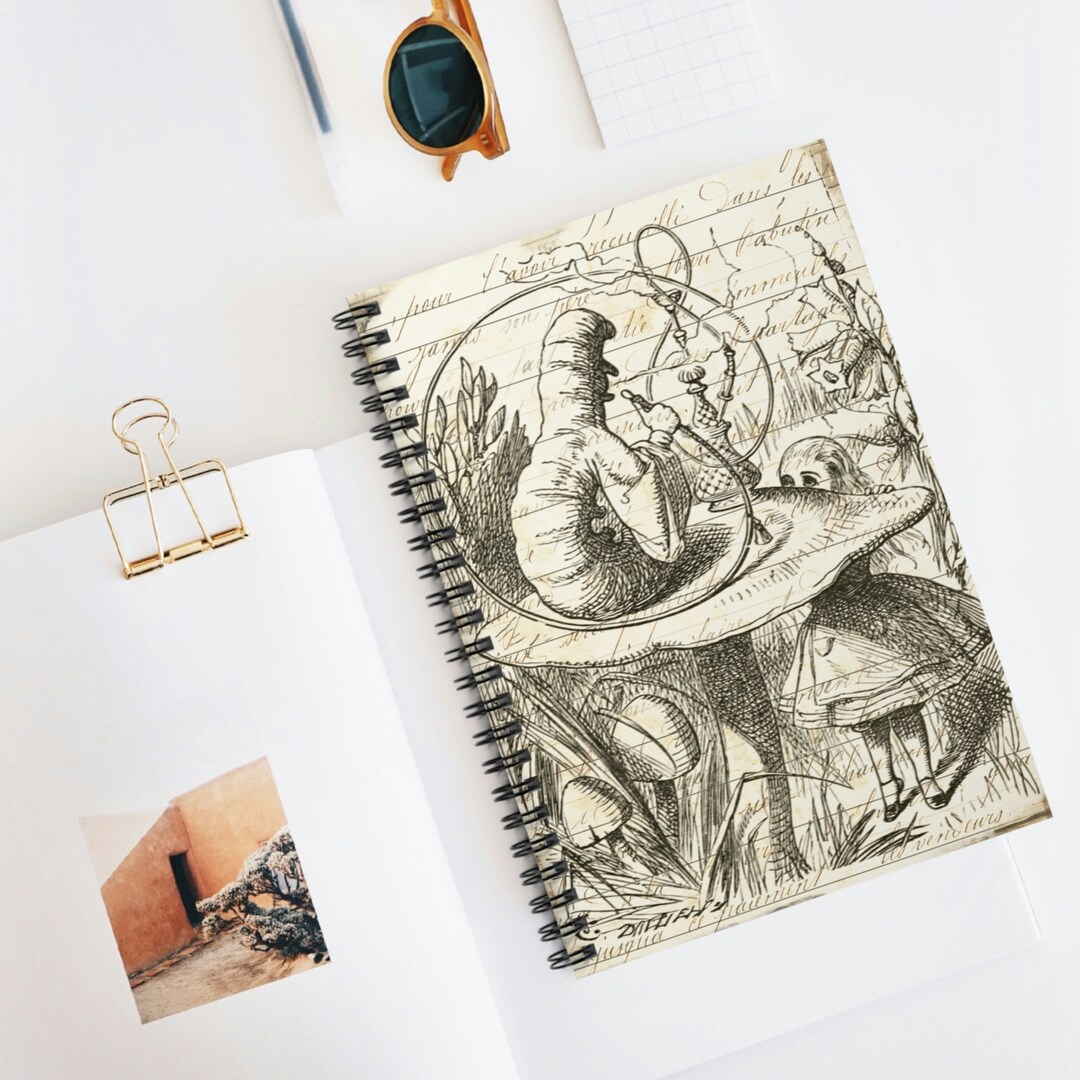 Vintage Alice in Wonderland Notebook Lewis Carroll Alice in Wonderland ...