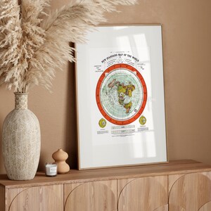 Gleason's New Standard Map of the World POSTER Digital PRINT Instant ...