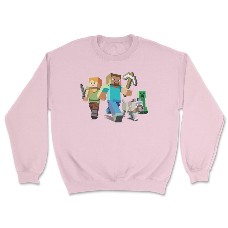 Minecraft Gamer Sweatshirt, Minecraft Sweatshirt, Gamer Gear, Minecraft ...