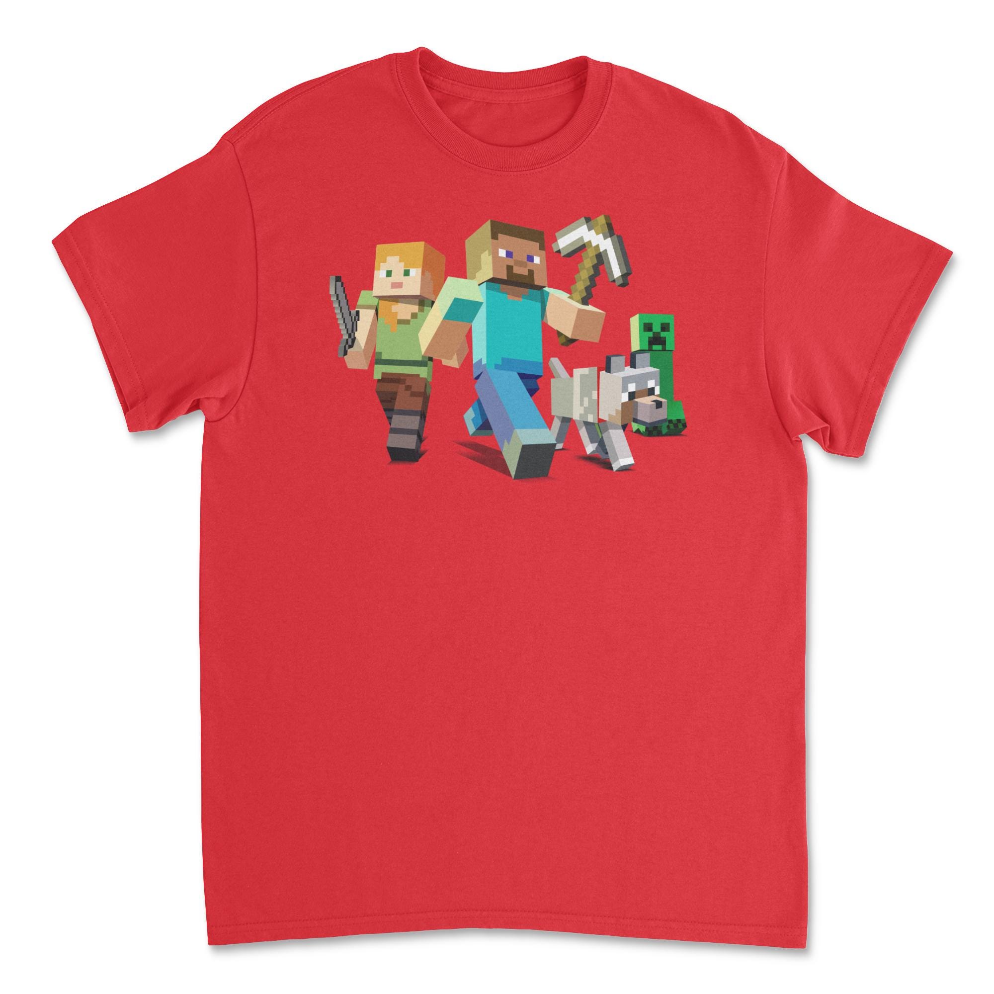 Minecraft Gamer Tee, Minecraft T-shirt, Gamer Gear, Minecraft Tshirt ...