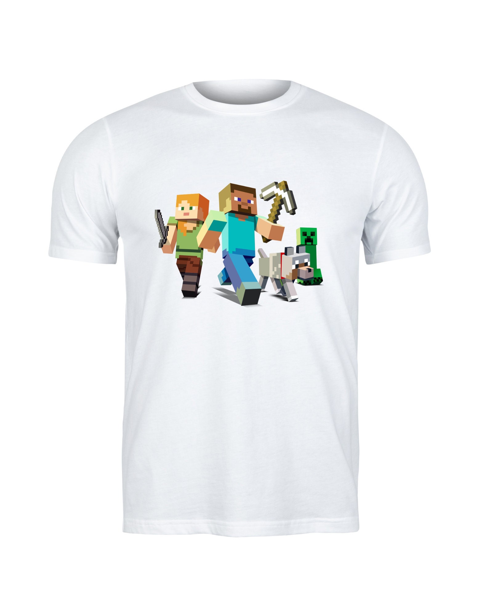 Minecraft Gamer Tee, Minecraft T-shirt, Gamer Gear, Minecraft Tshirt ...