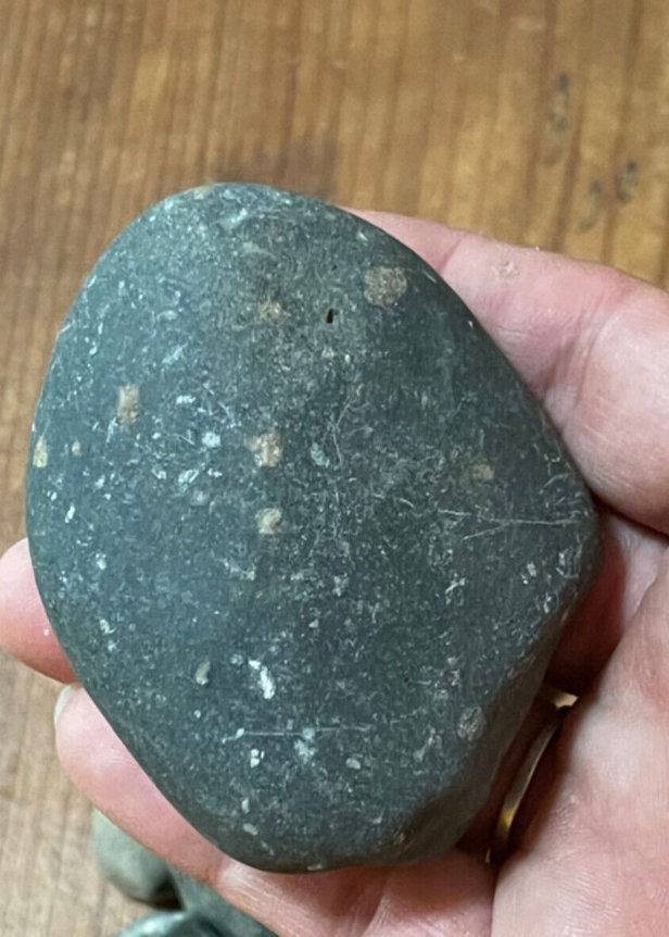 Natural Ohio Rocks for Tank Decorating Smooth Dark Green River Stones ...