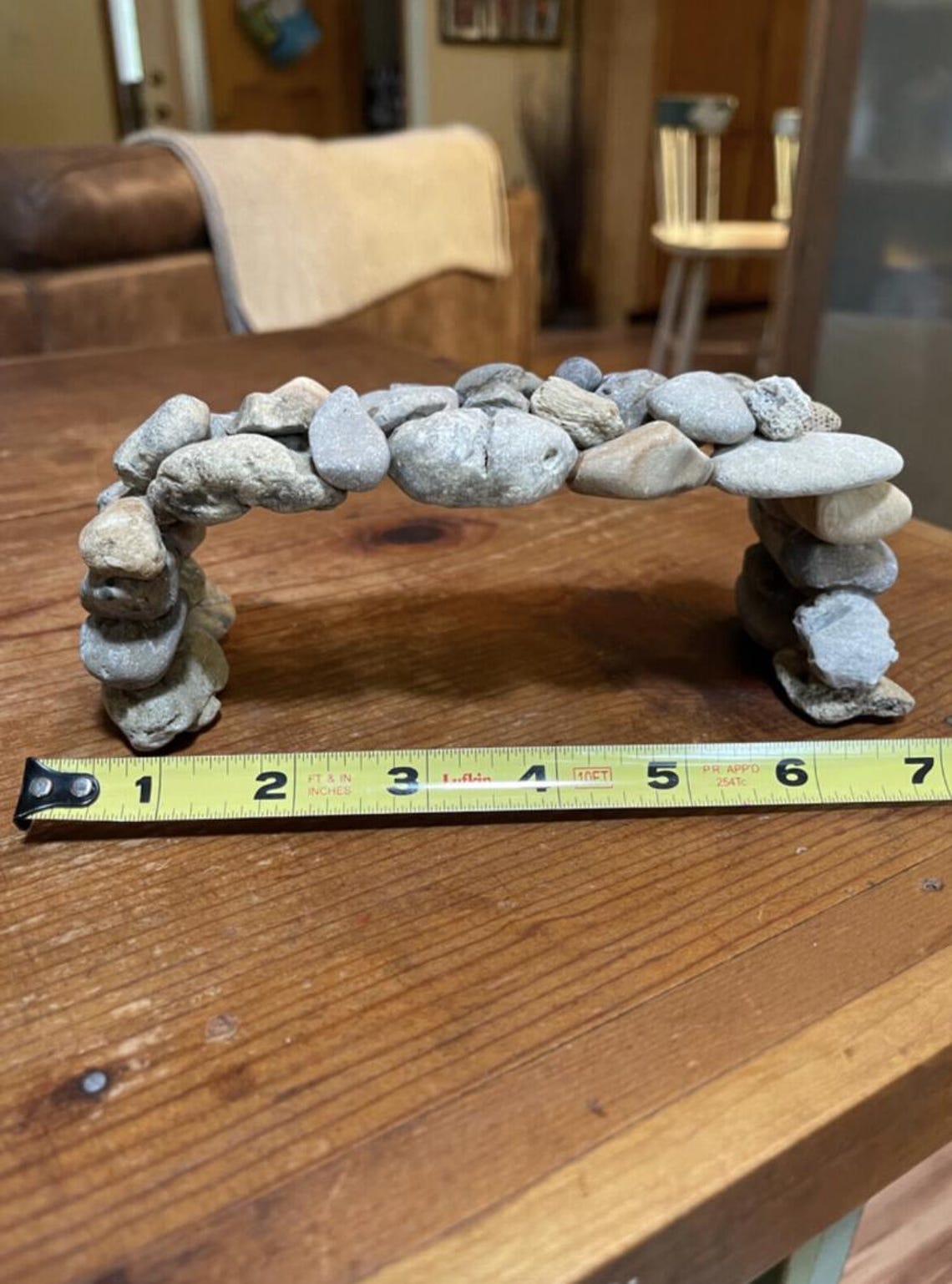 Handmade Natural Fossil Tank Decor - Swim Through Tunnel Hide Aquarium ...