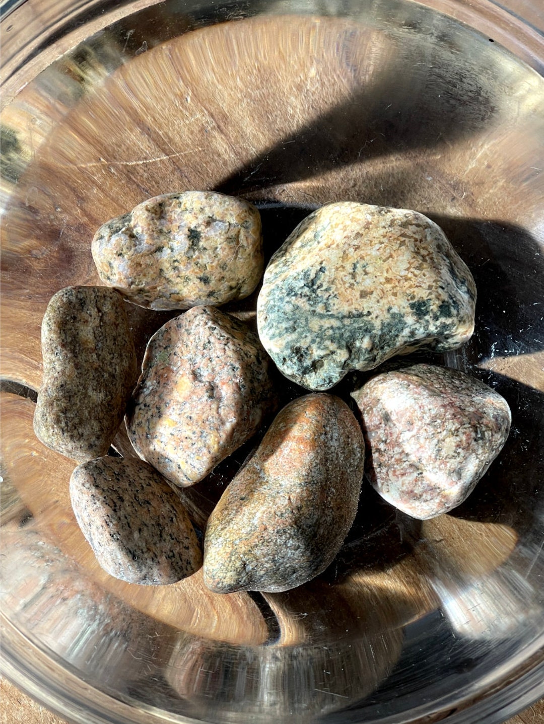 Natural Ohio Rocks - Set of Light Pink Granite Stones Decor Tanks ...