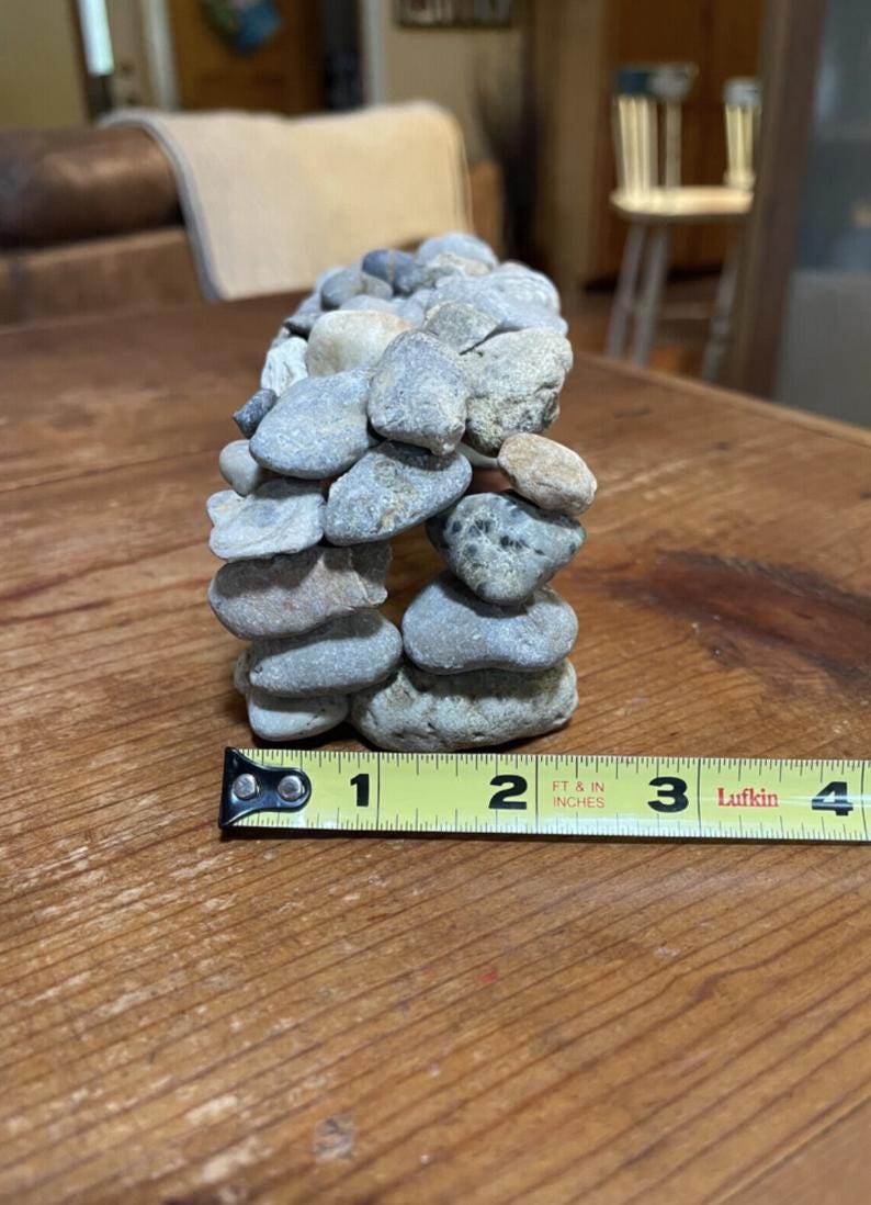 Handmade Natural Fossil Tank Decor - Swim Through Tunnel Hide Aquarium ...
