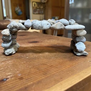 Handmade Natural Fossil Tank Decor - Swim Through Tunnel Hide Aquarium ...