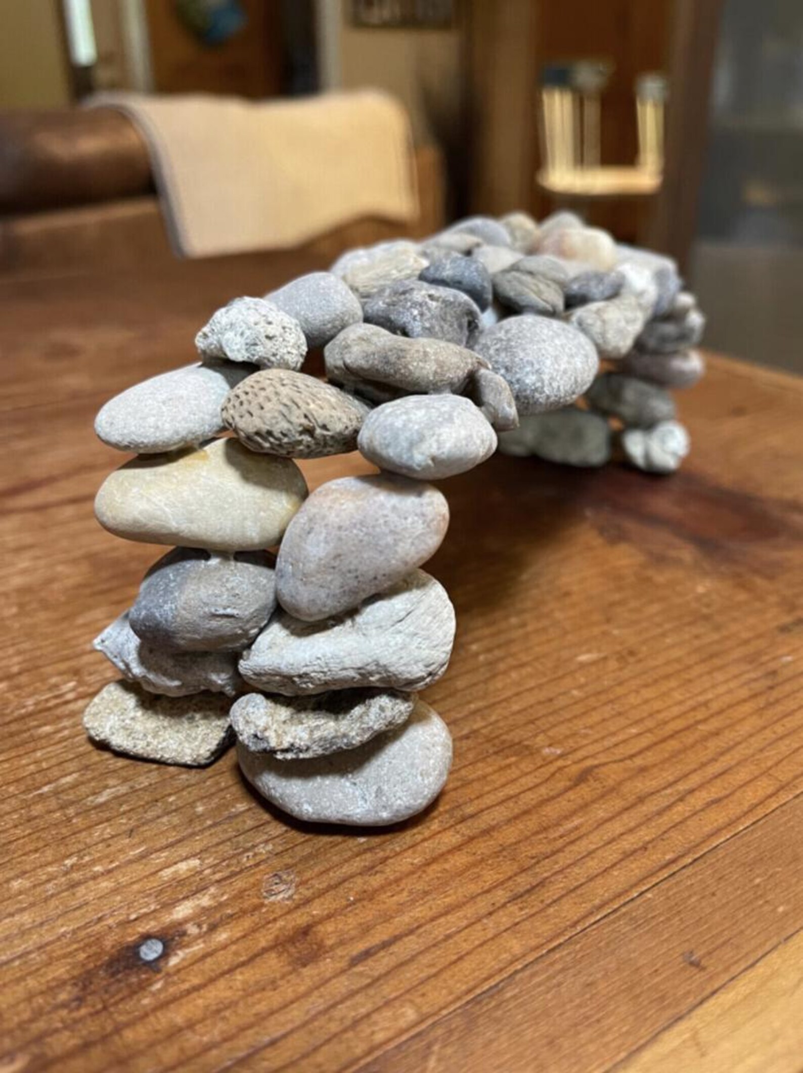 Handmade Natural Fossil Tank Decor Swim Through Tunnel Hide Aquarium ...