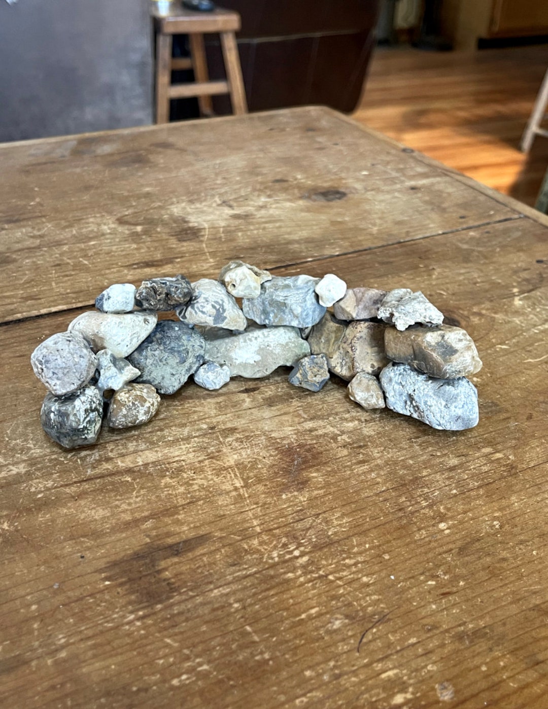 Handmade Natural Stone Retaining Wall Substrate Frogs Turtles Fish ...