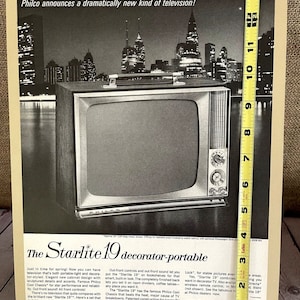 Philco Starlight Television Advertisement From Look Magazine Issue May ...