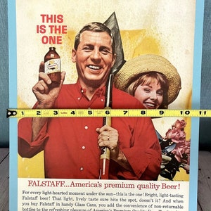 1960's Advertisement From Look Magazine Issue May 21, 1963 Falstaff ...