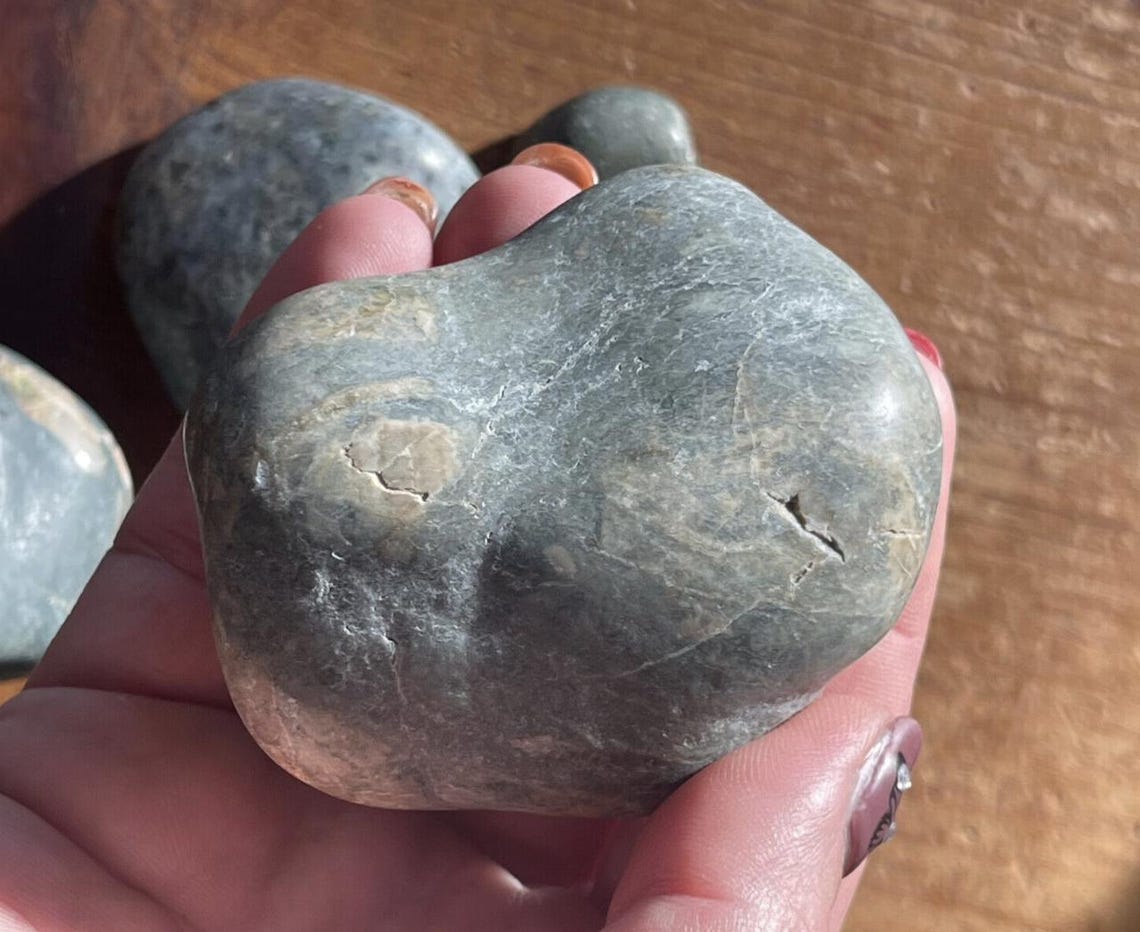 Smooth Tumbled Rock Set for Tank Decorating- Light Tan and Brown Chert ...