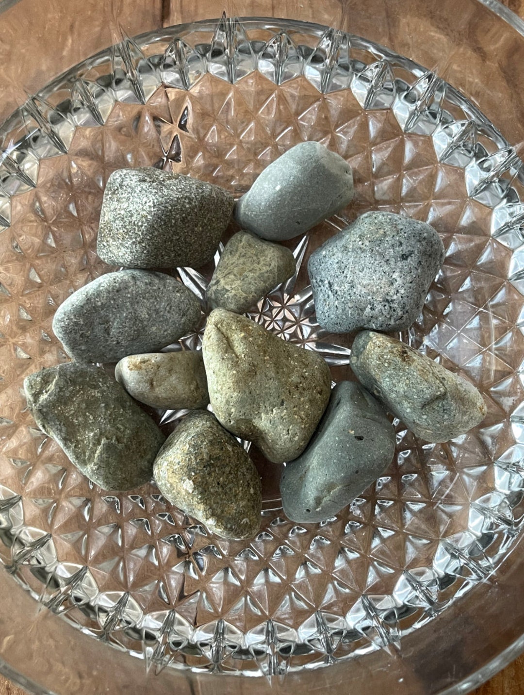 Lot of Natural Ohio River Rocks for Decorating Smooth Light Green ...