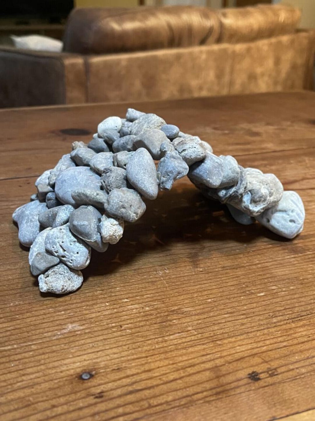Handmade Natural Tank Decor - Fossil Stone Fish Lizard Cave Hide - Etsy