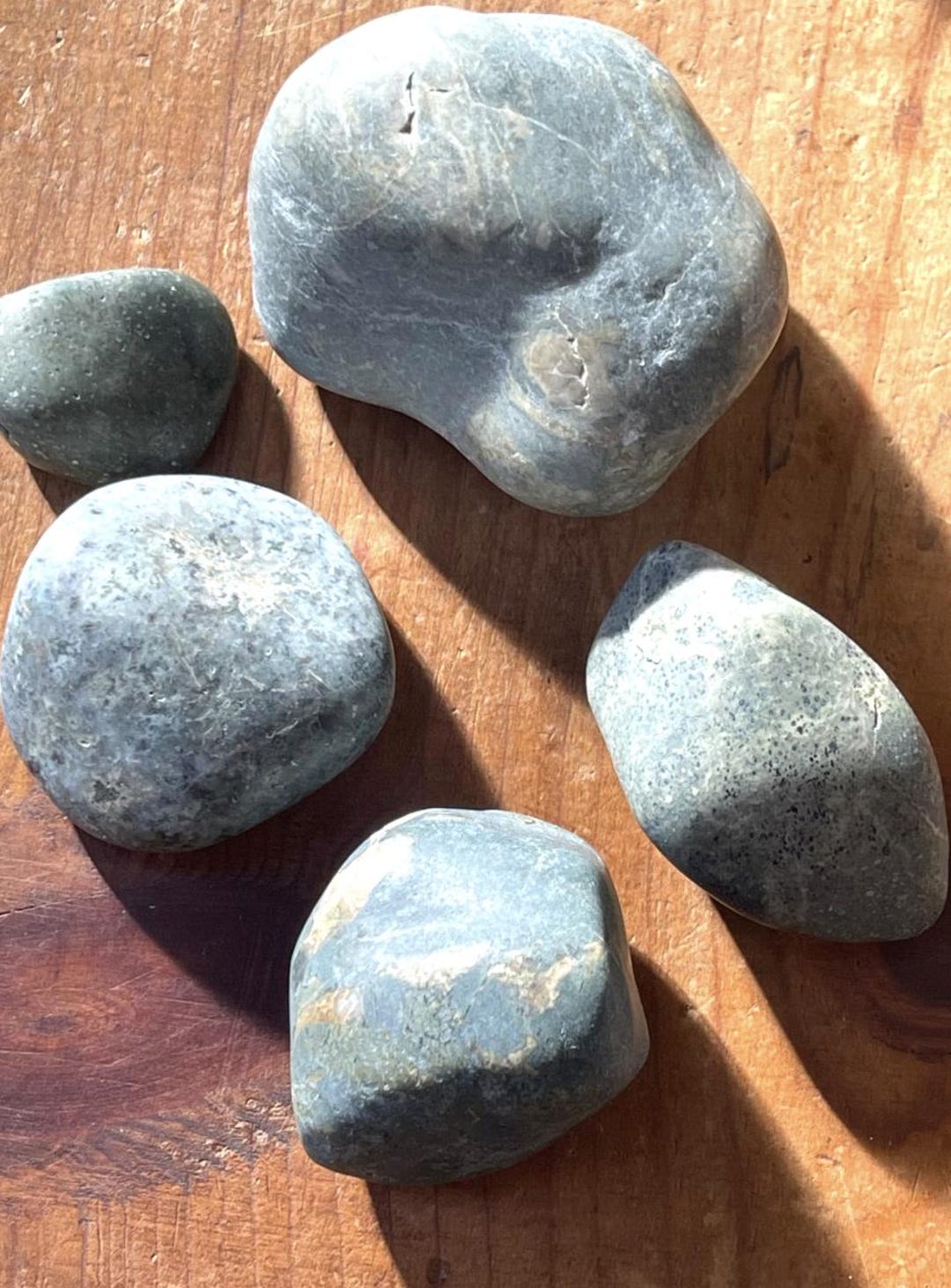 Smooth Tumbled Rock Set for Tank Decorating- Light Tan and Brown Chert ...