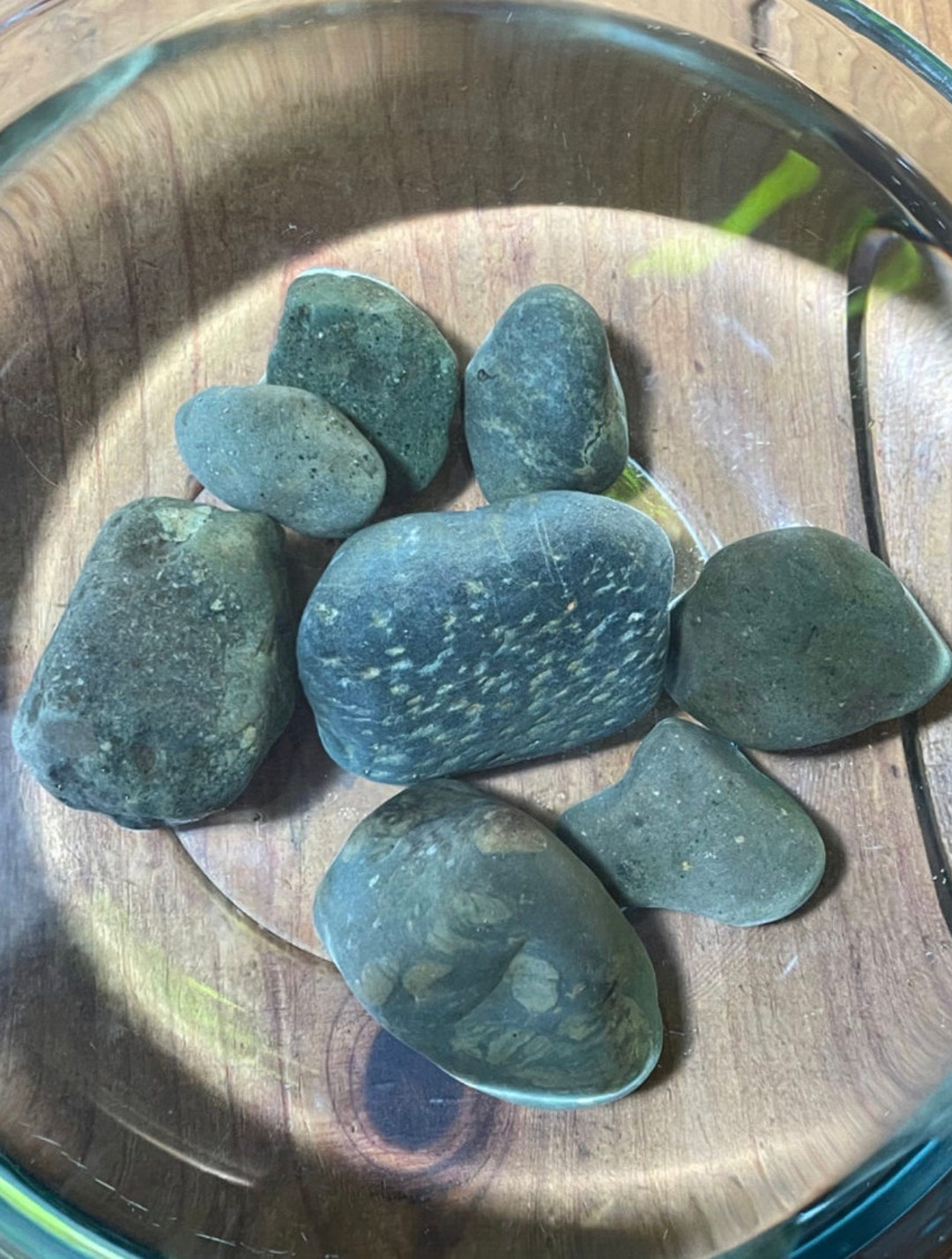 Natural Ohio Rocks -green Pitted River Rocks Decor Aquarium Garden ...
