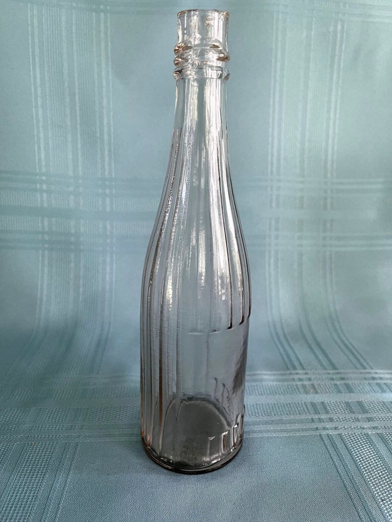Vintage Collectible Clear Blown Glass Ketchup Bottle - Etsy