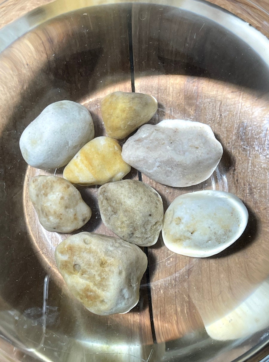 Lot of Natural Light Colored Quartzite Stones for Decorating - Etsy