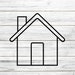 Home Outline Svg House Outline Svg home Outline Cut File Home Outline ...
