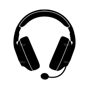 Gaming Headset Earphones Svg | Headphone Cricut Cut File | Headphone ...