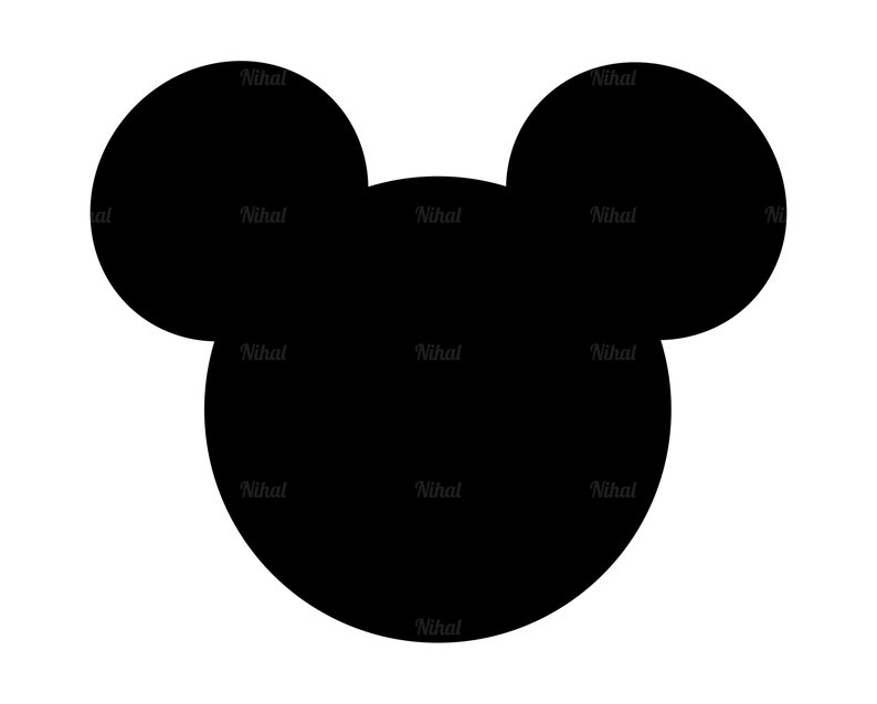 Mickey Head Svg | Mickey Cricut Cut File | Mouse Head Svg | Mickey ...