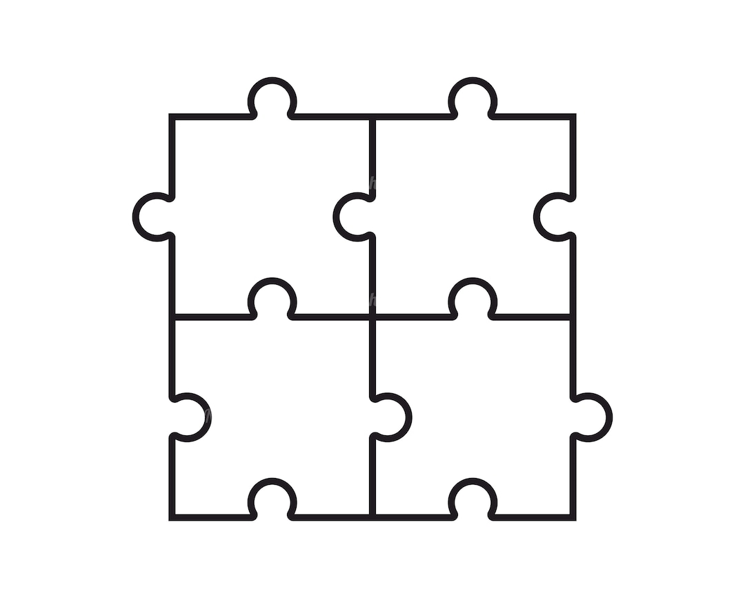 Puzzle Piece Outline Svg | Puzzle Piece Outline Png | Puzzle Piece ...
