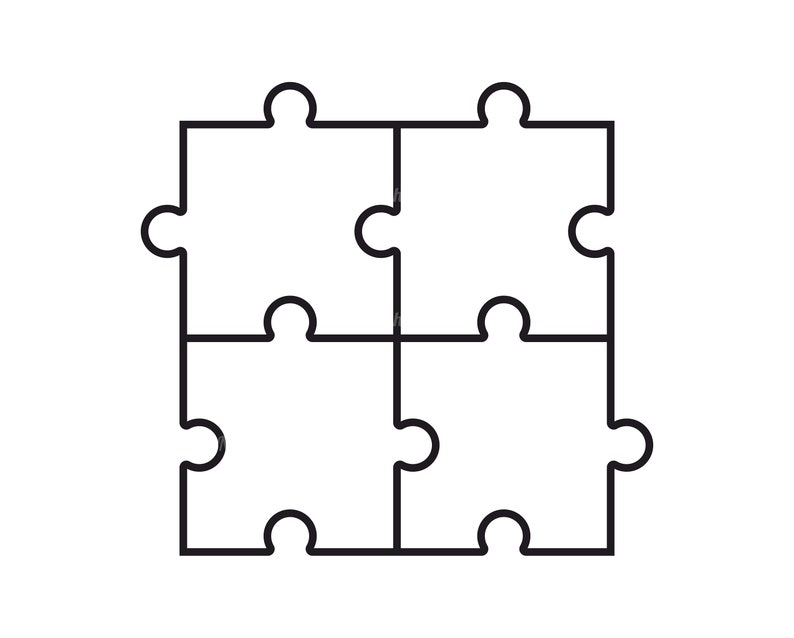 Puzzle Piece Outline Svg | Puzzle Piece Outline Png | Puzzle Piece ...