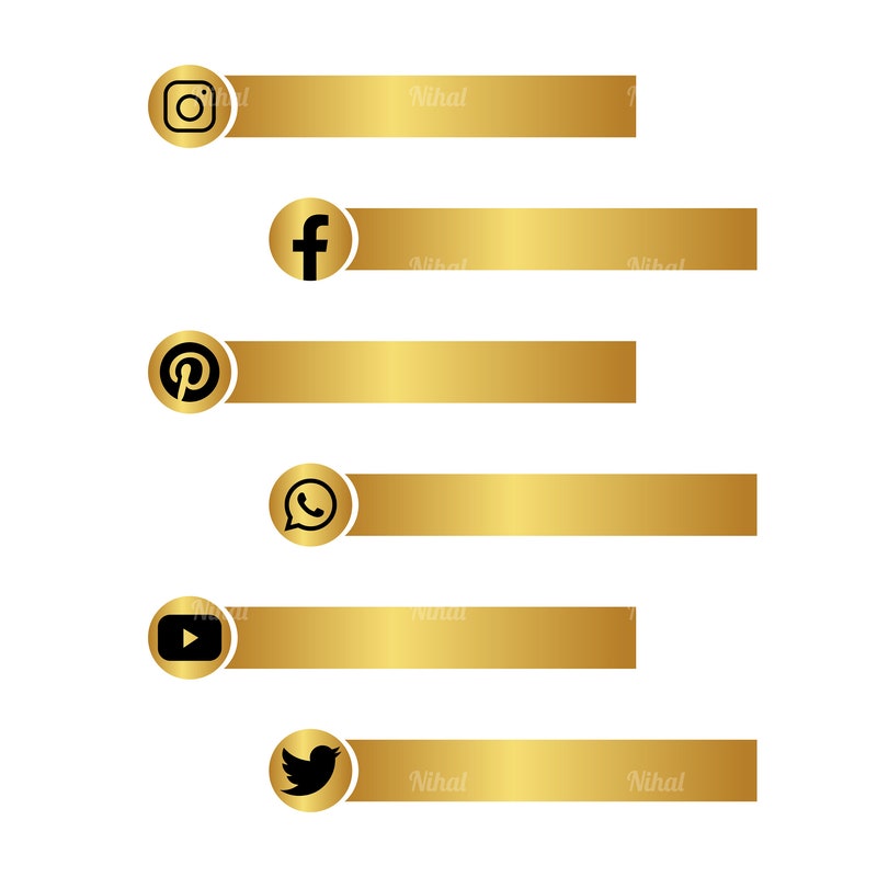 Social Media Icons - Etsy