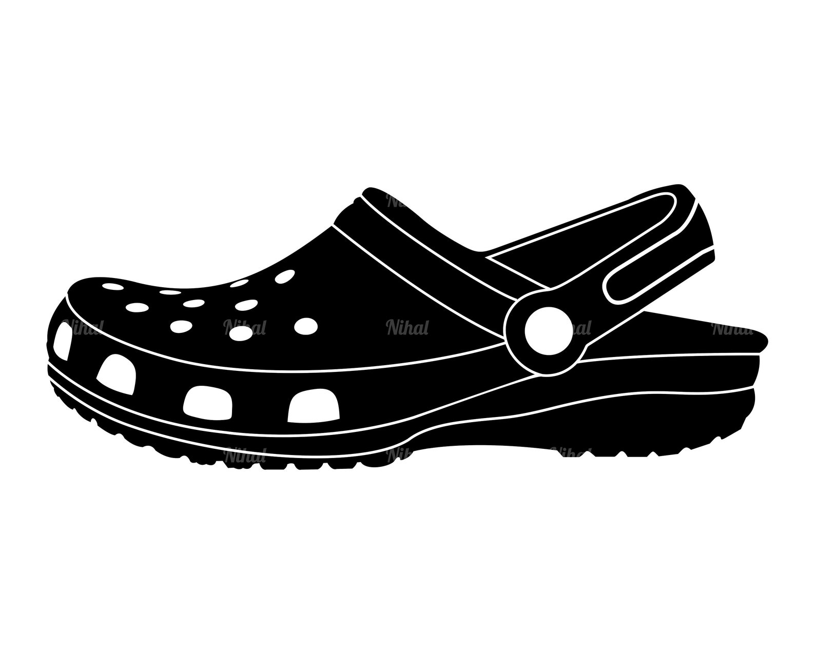 Croc Shoe Svg | Croc Shoe Cricut Cut File | Croc Shoe Png - Etsy