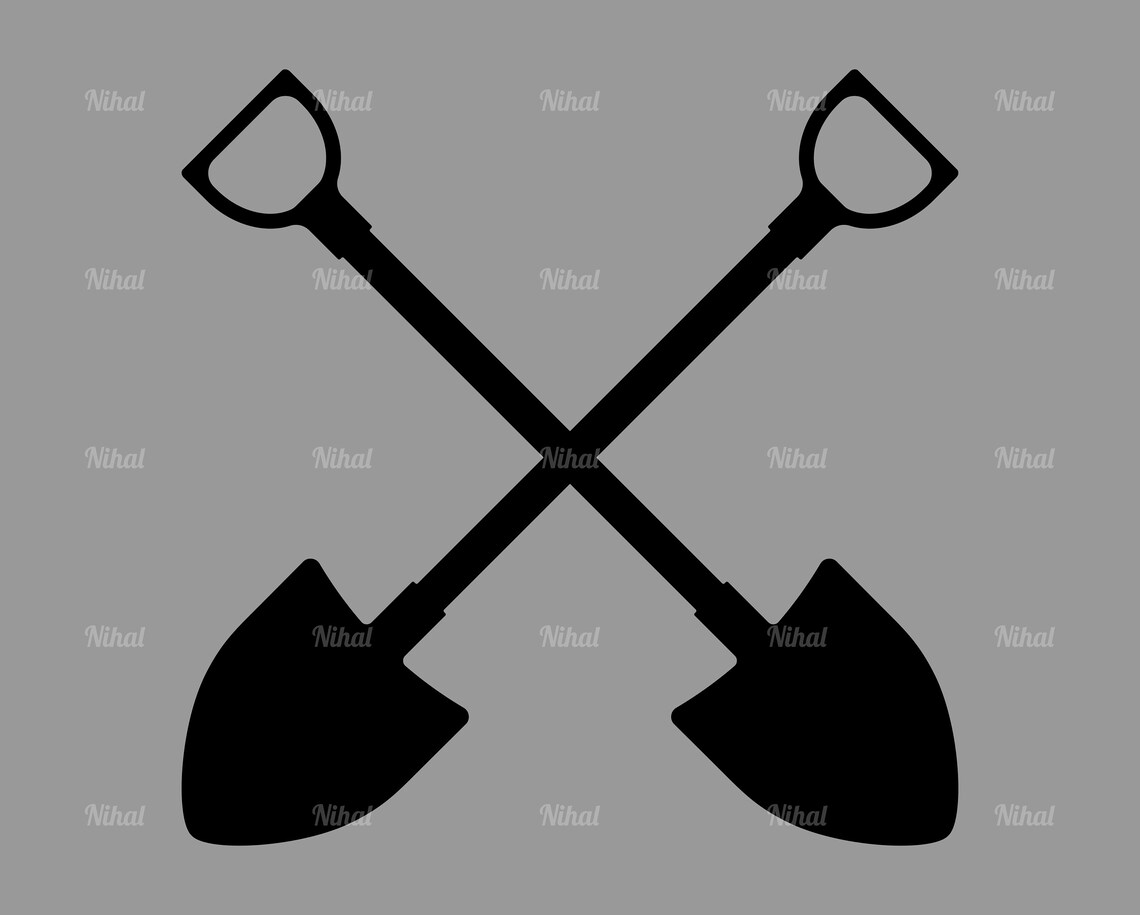 Cross Shovels Svg | Cross Shovels Cricut Cut Files | Cross Shovels Png ...