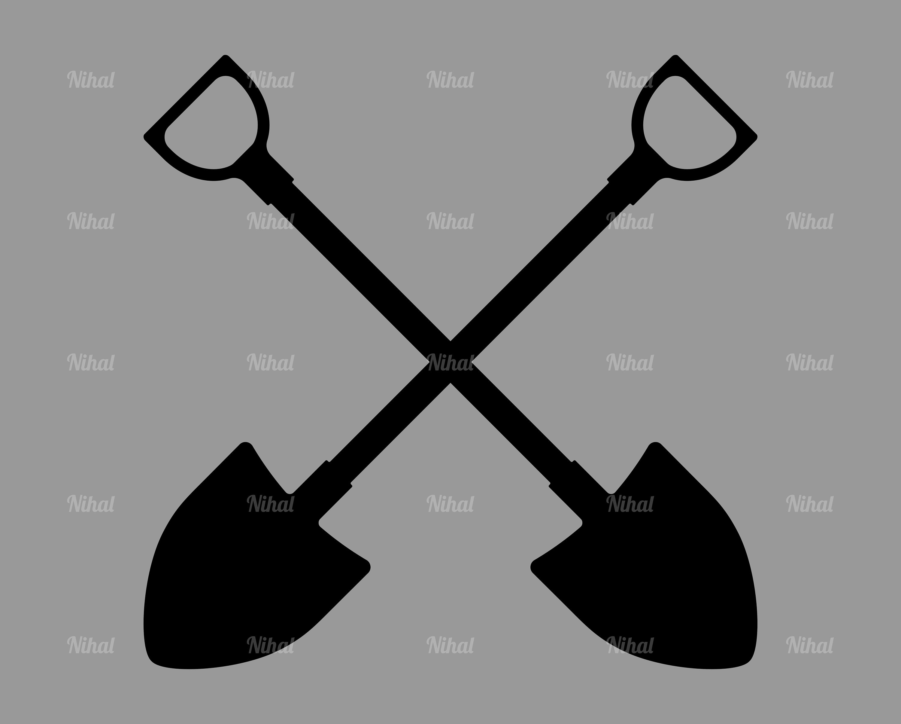 Cross Shovels Svg | Cross Shovels Cricut Cut Files | Cross Shovels Png ...