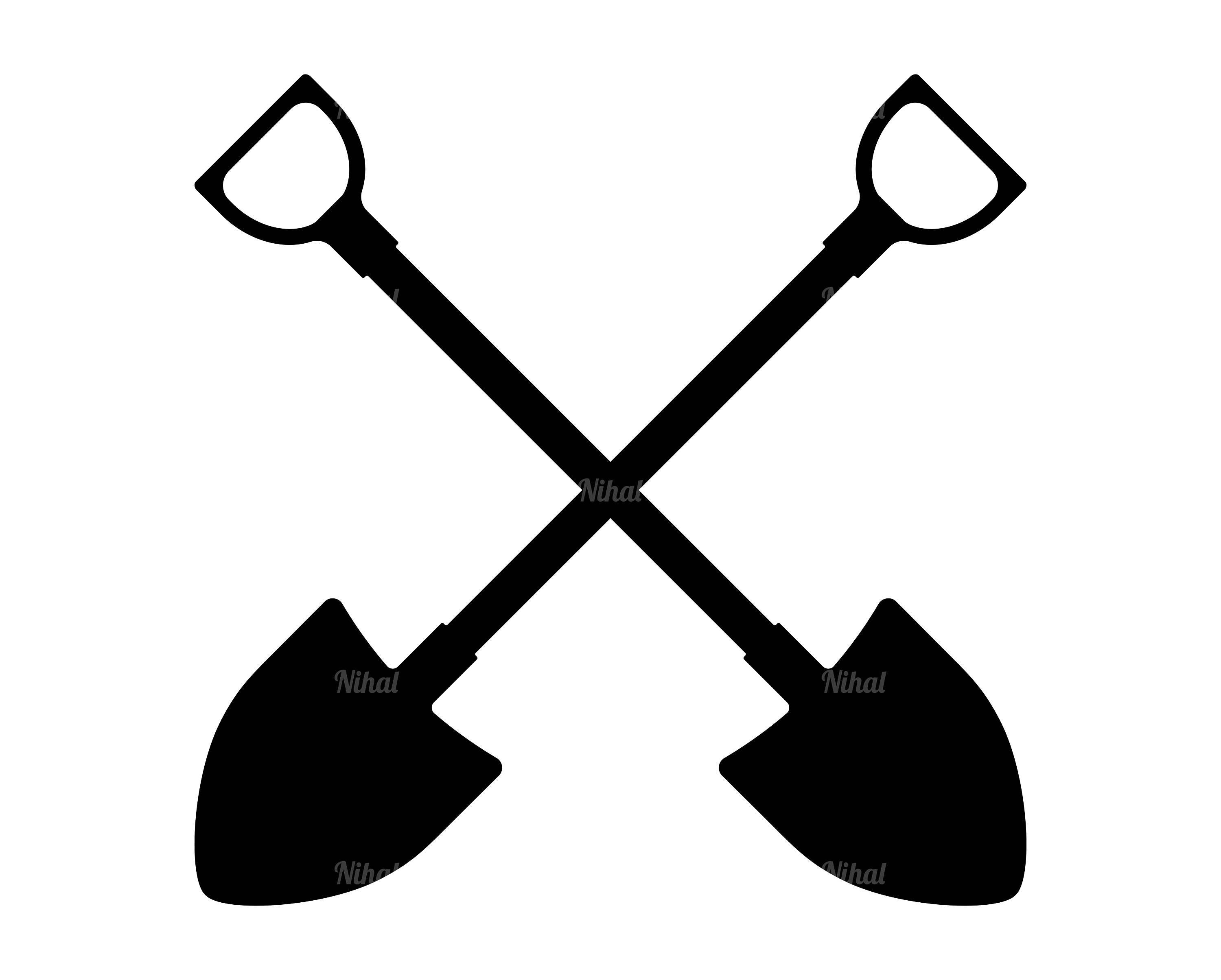 Cross Shovels Svg | Cross Shovels Cricut Cut Files | Cross Shovels Png ...