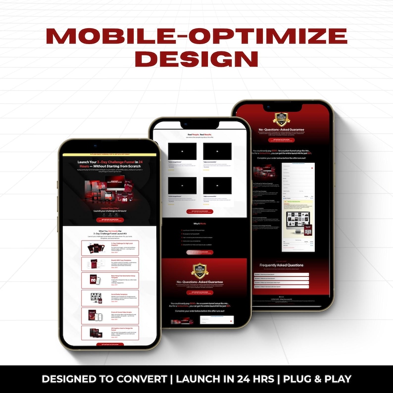 Go High Level Sales Funnel Template – 2-step Sales Page (GHL Share Link ...