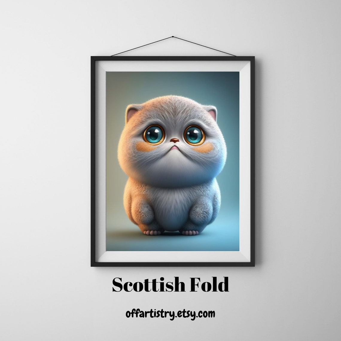 Cat Pixar Art Style Set of 8 Bundle Digital Prints Wall Art - Etsy