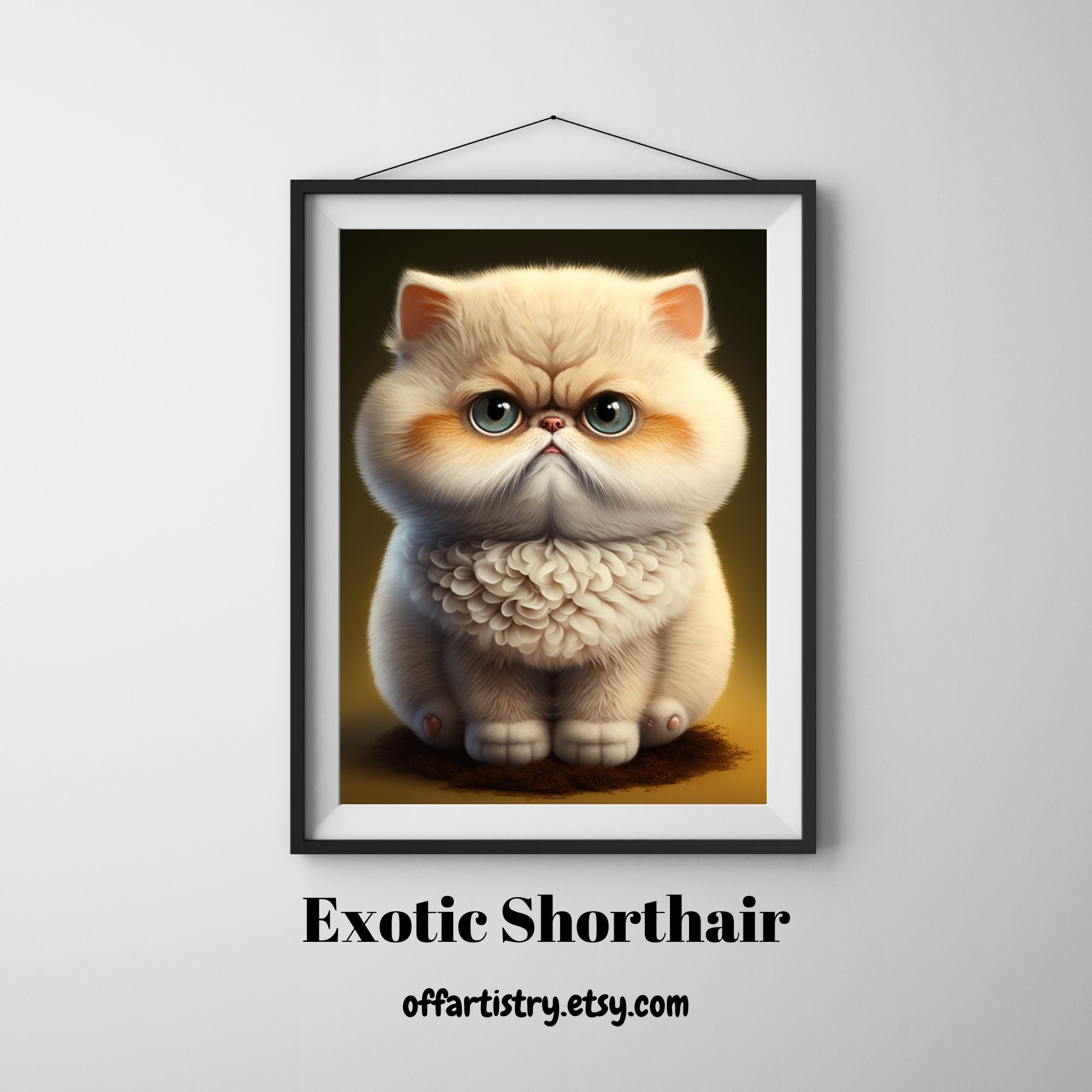 Cat Pixar Art Style Set of 8 Bundle Digital Prints Wall Art - Etsy